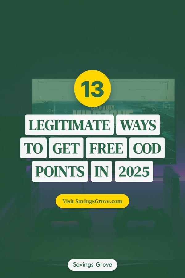 13 Legitimate Ways to Get Free COD Points in 2025 – Savings Grove